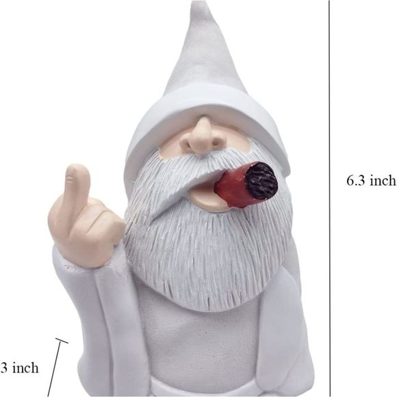 Naughty wizard dwarf gnome 6in. | Other | Naughty Wizard Dwarf Garden ...